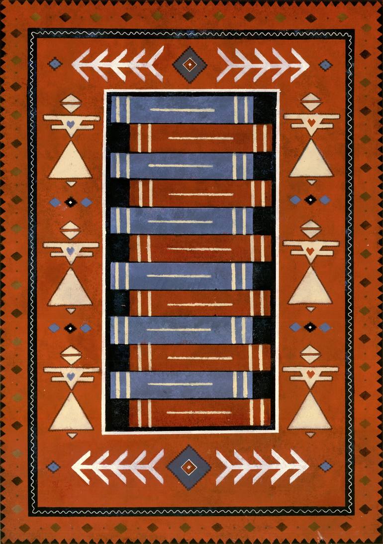 Wall of Words 1 Painting by Victoria Fifield | Saatchi Art