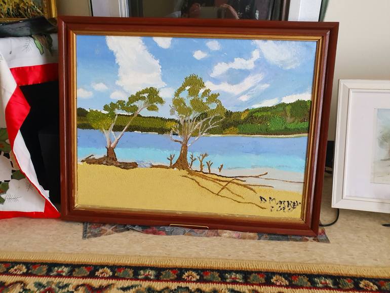 A Beach Near Port Macquarie Painting by Diane Markey | Saatchi Art