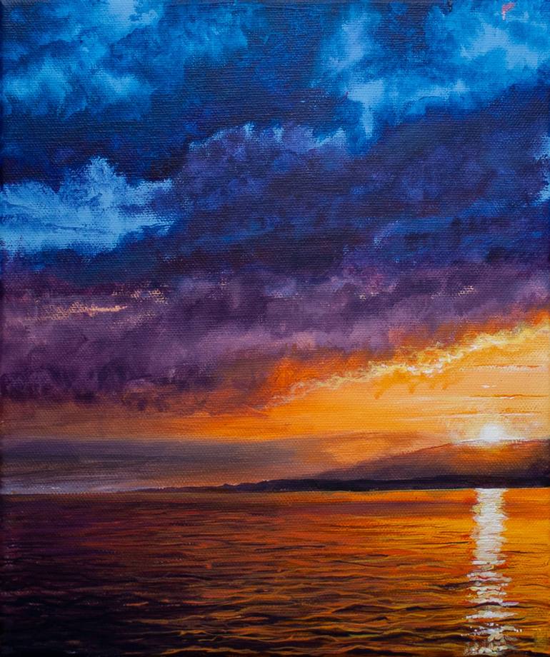 Mars Painting by Daria Prostova | Saatchi Art