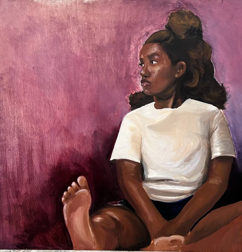 Window Seat Painting by Anita Easterwood | Saatchi Art