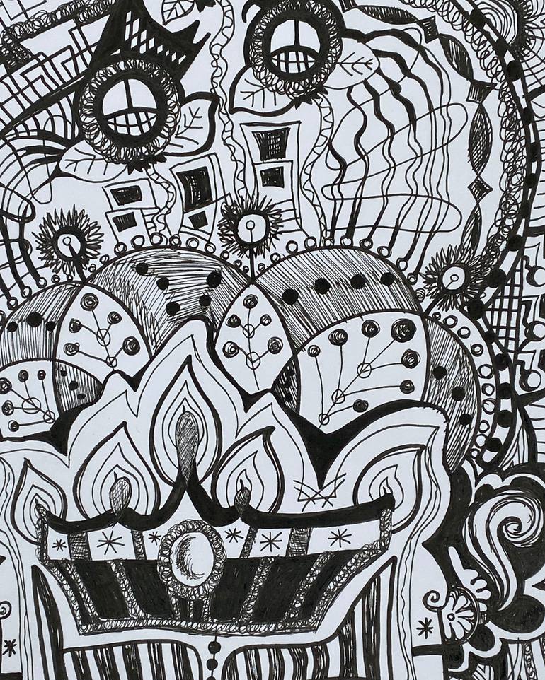 Magic box Drawing by Linda Kalasnikova | Saatchi Art