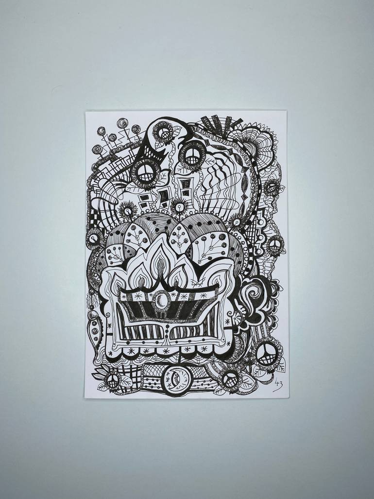 Magic box Drawing by Linda Kalasnikova | Saatchi Art