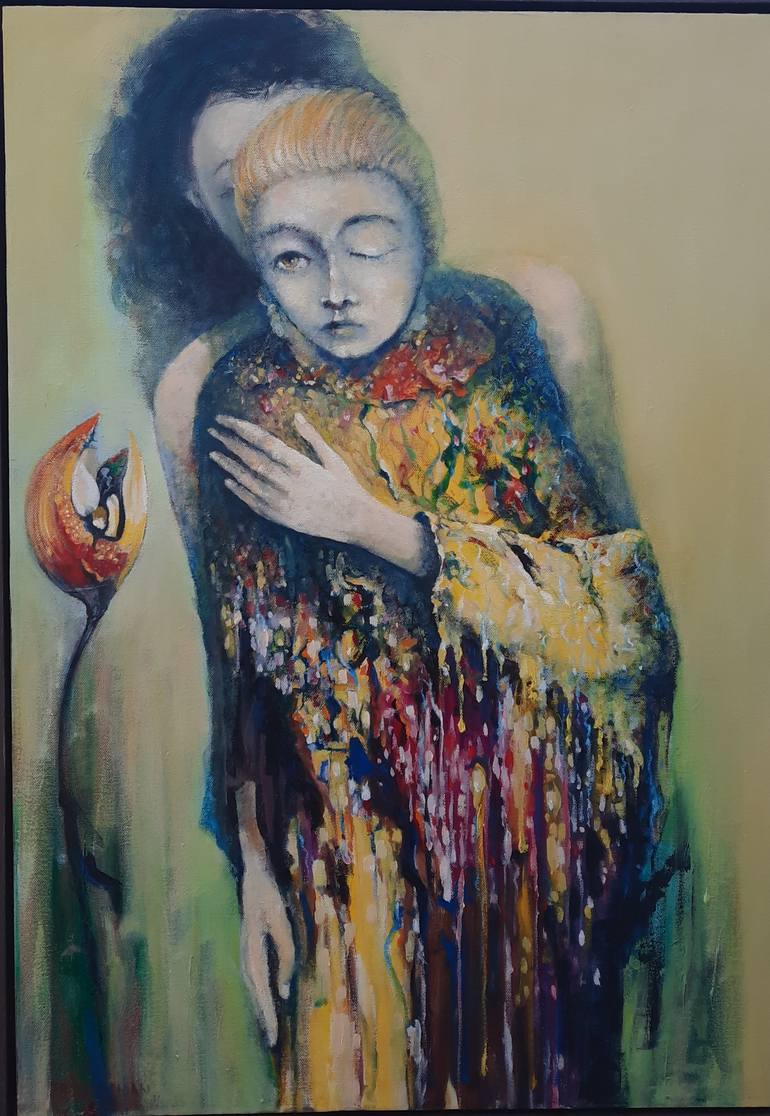 The child within Painting by Tom Bateman | Saatchi Art