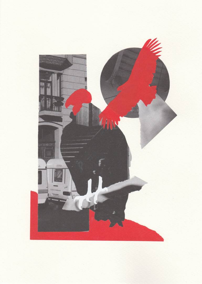 WWF/California condor Collage by Il'ya Sviridov | Saatchi Art