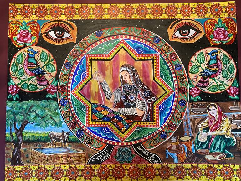 My Pakistan Painting by Basmah Ahmad | Saatchi Art