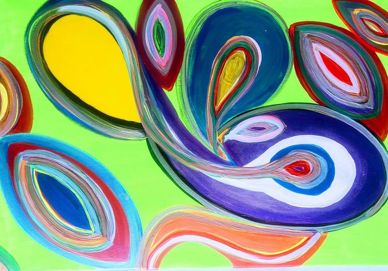 Abstracts Impressionism Global Warming Love for Nature Painting by nery ...