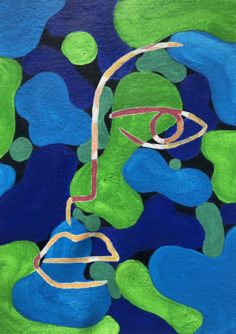 “Simple is complex too” Painting by Thato Sepanya | Saatchi Art