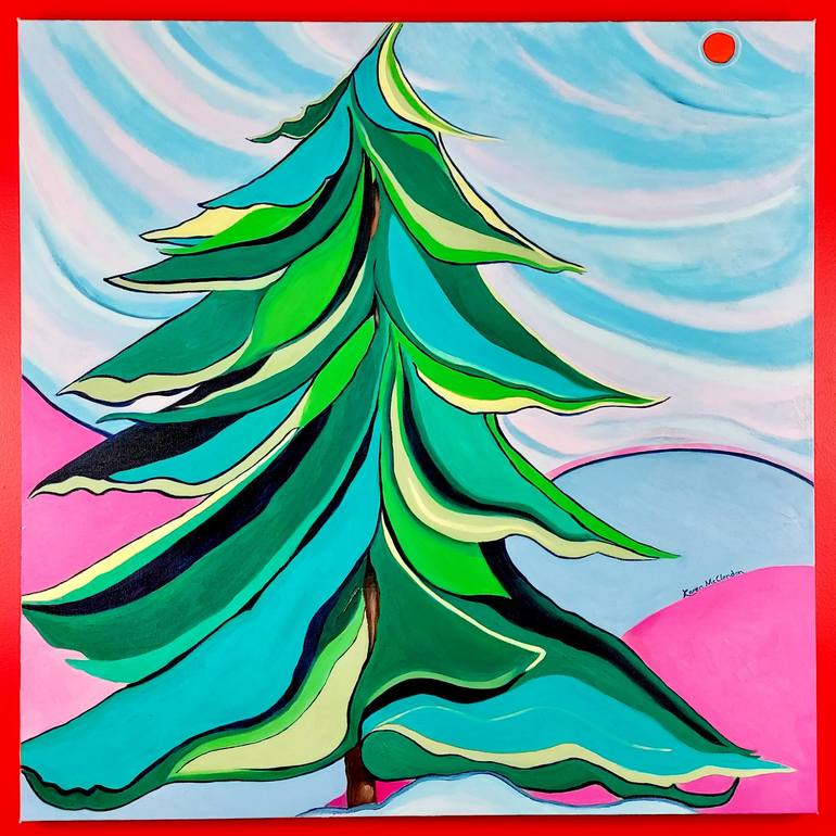 Wind Spirit V Painting by Karen McClendon | Saatchi Art