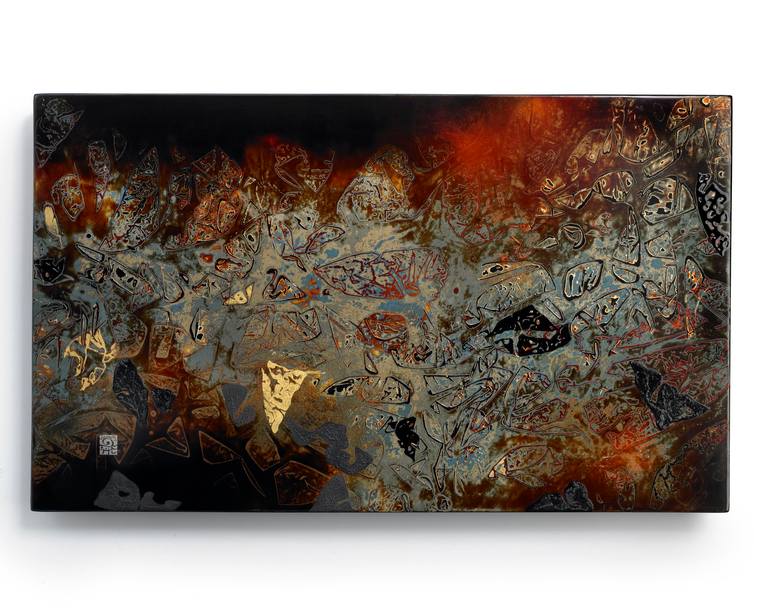 Galaxy Flakes Painting by Saeko Ando | Saatchi Art