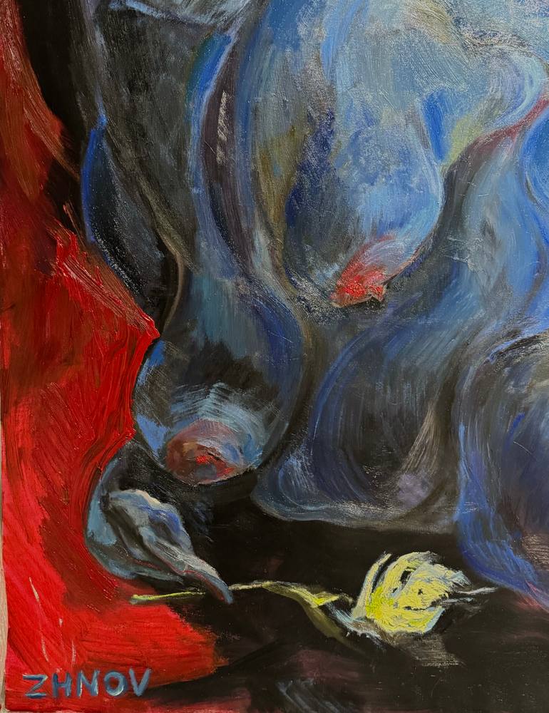 Swimmers in Ureki Painting by Evgenia Novik | Saatchi Art
