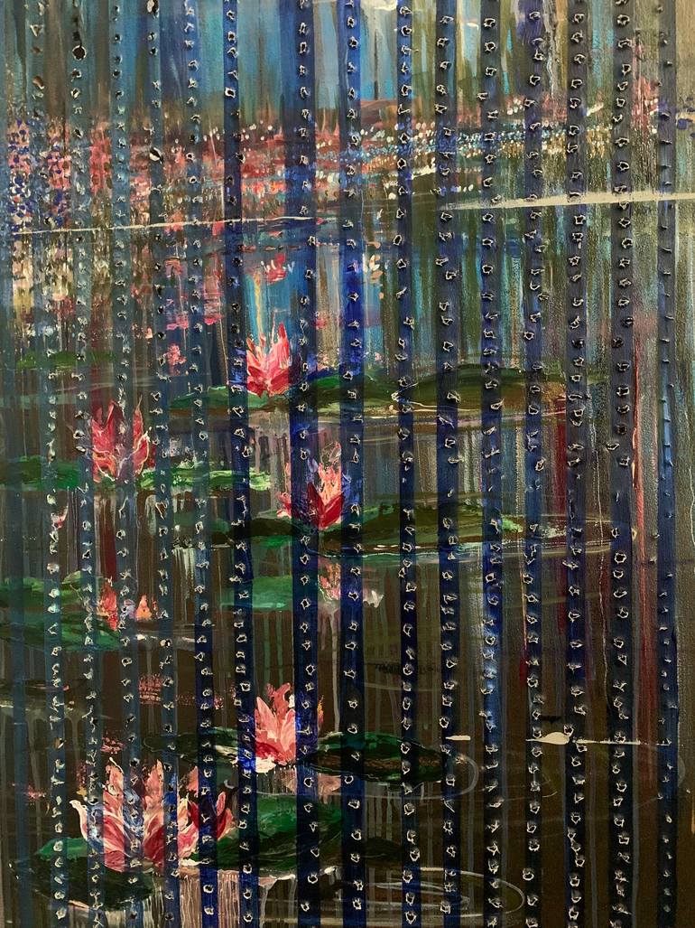 Crying lilies Painting by Yuliia Bortkova | Saatchi Art