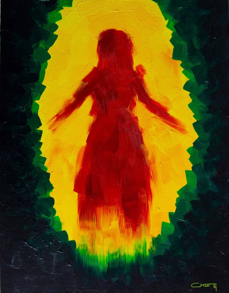 Strong women Painting by Anastasia Smotri | Saatchi Art