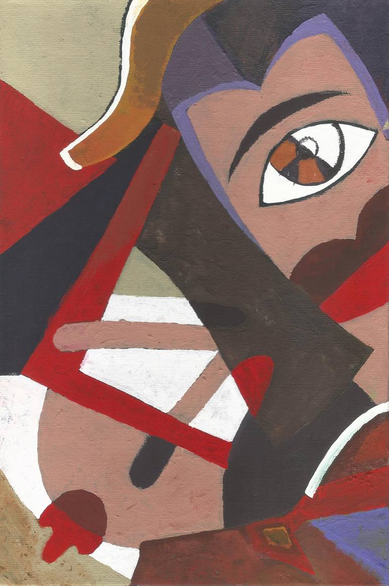 Vision Symbolic Fragment Painting by Sami Hashem | Saatchi Art