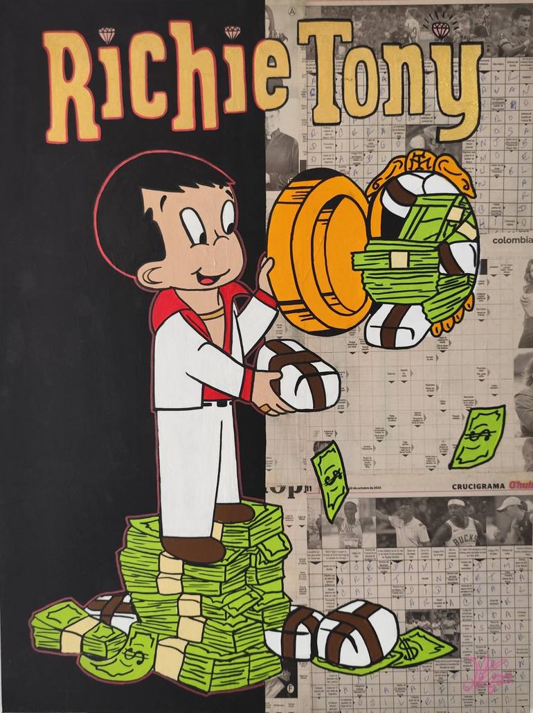 RICHIE TONY (RICH ART) Painting by Luis Mesa | Saatchi Art
