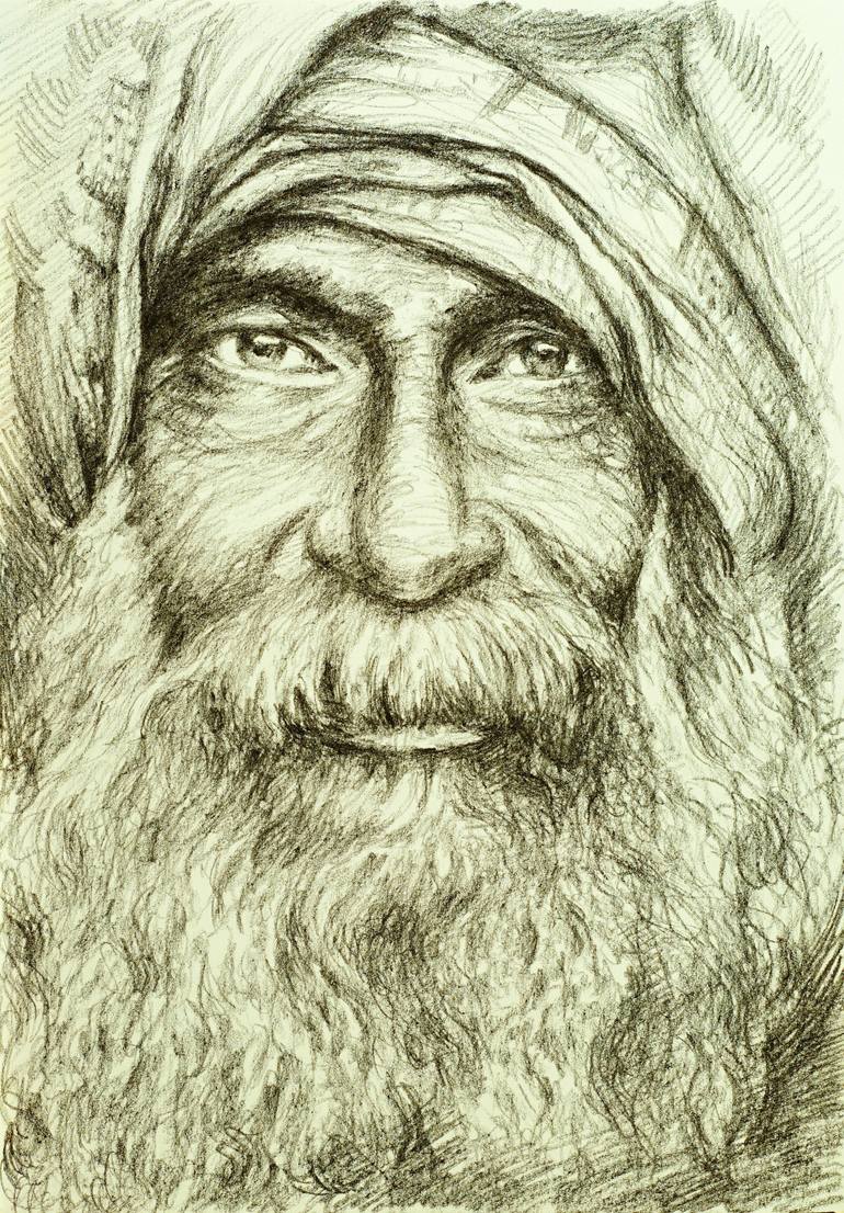 WISDOM Drawing by Valeriy Novikov | Saatchi Art