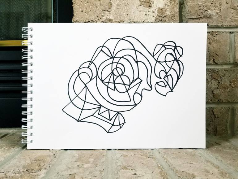 Kidnapping Picasso Drawing by Ateet Koka | Saatchi Art