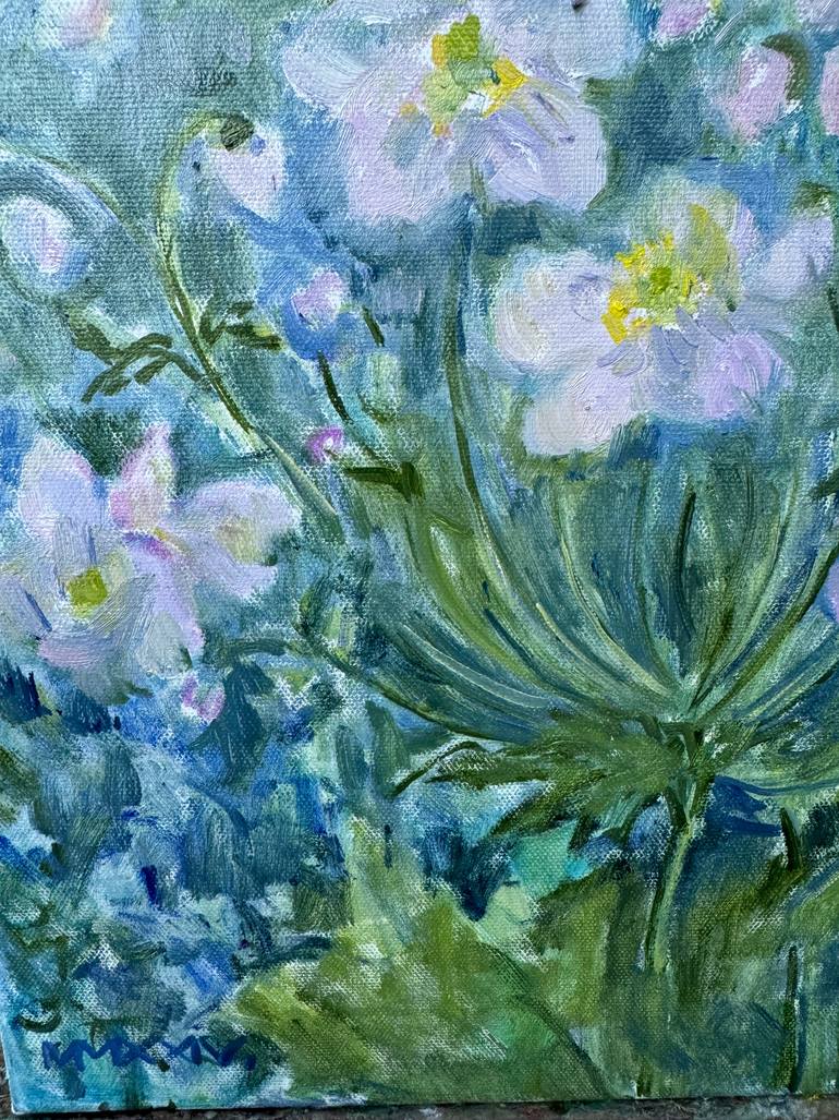 Anemone Painting by Elena Stauffer | Saatchi Art