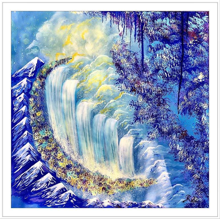 Divinity Painting by Rebeca Merlusca | Saatchi Art