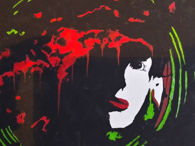 I Give You Fire - David Culbertson Painting by Amber Clyde | Saatchi Art