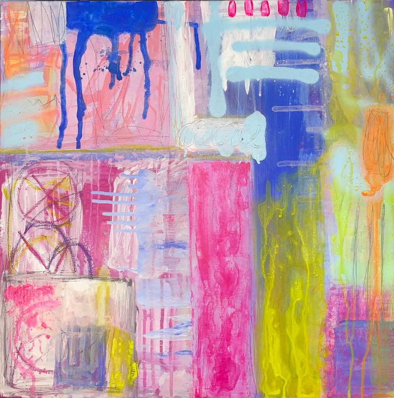 Sagittarius Painting by Artè Abstract By Christiàna Niko | Saatchi Art