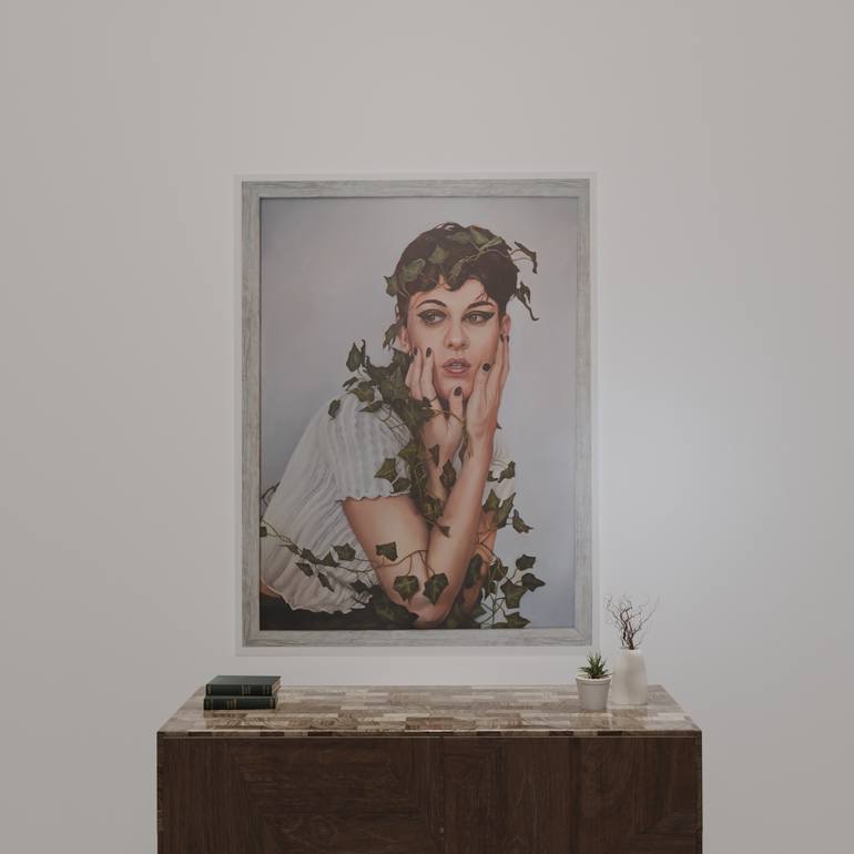 Ivy Lady Painting by Andrew Keltar Studios | Saatchi Art