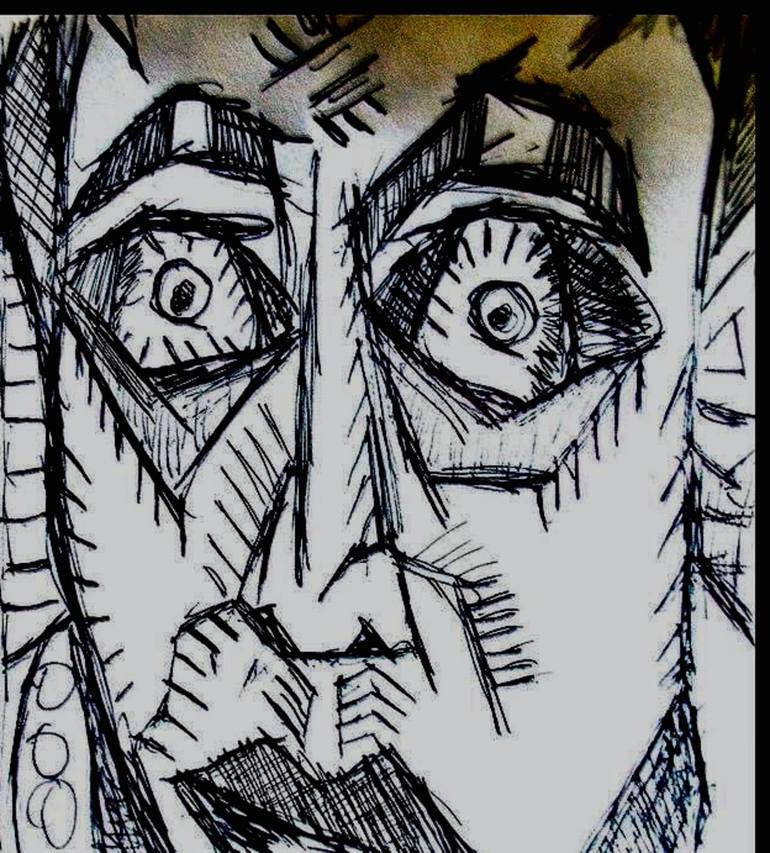 The Human Drawing by Chris Becker | Saatchi Art