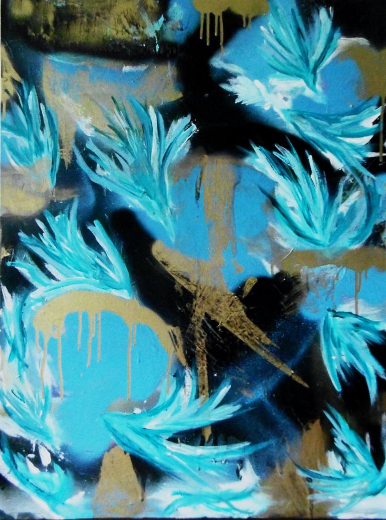 Out of the darkness Painting by Jade Sharp | Saatchi Art