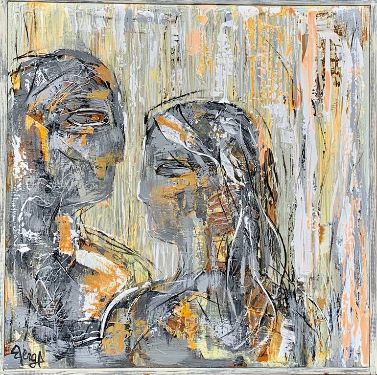 A Wistful Gaze Painting by Mona Berga | Saatchi Art