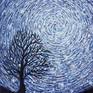 Universe, Starry Night Painting by Dmytro Rybin | Saatchi Art