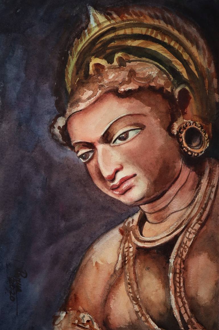 NARTAKI Painting by Sankarshan Parua | Saatchi Art