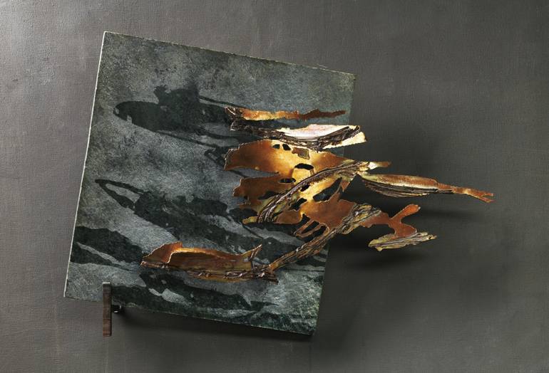 Pesci in appoggio Sculpture by Paolo Albertelli - Mariagrazia Abbaldo ...