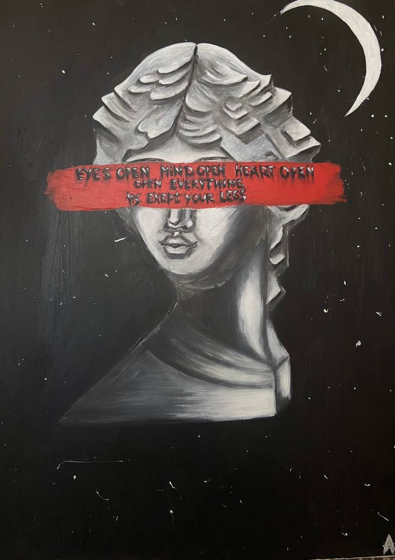 „Eyes open“ Painting by Anna Belyaeva | Saatchi Art