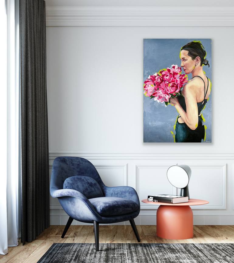 Oil painting Portrait of a girl Painting by Diana Timchenko | Saatchi Art