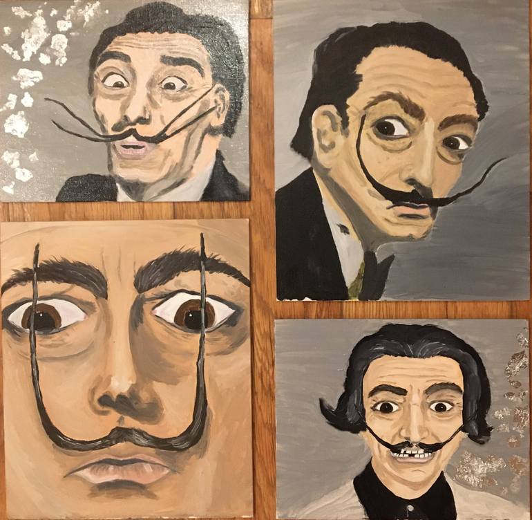 salvador dali Collage by Anastasia Polennikova | Saatchi Art
