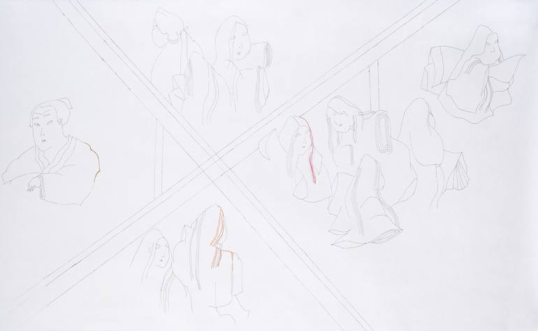 Takeo's Hearing Drawing by Jane Yuan | Saatchi Art