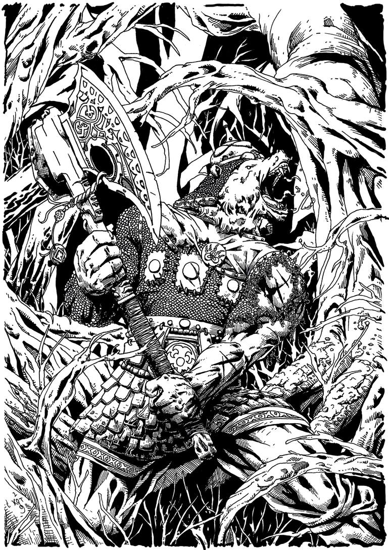 Slavyanin Painting by ALEXEY KONOVALOV | Saatchi Art