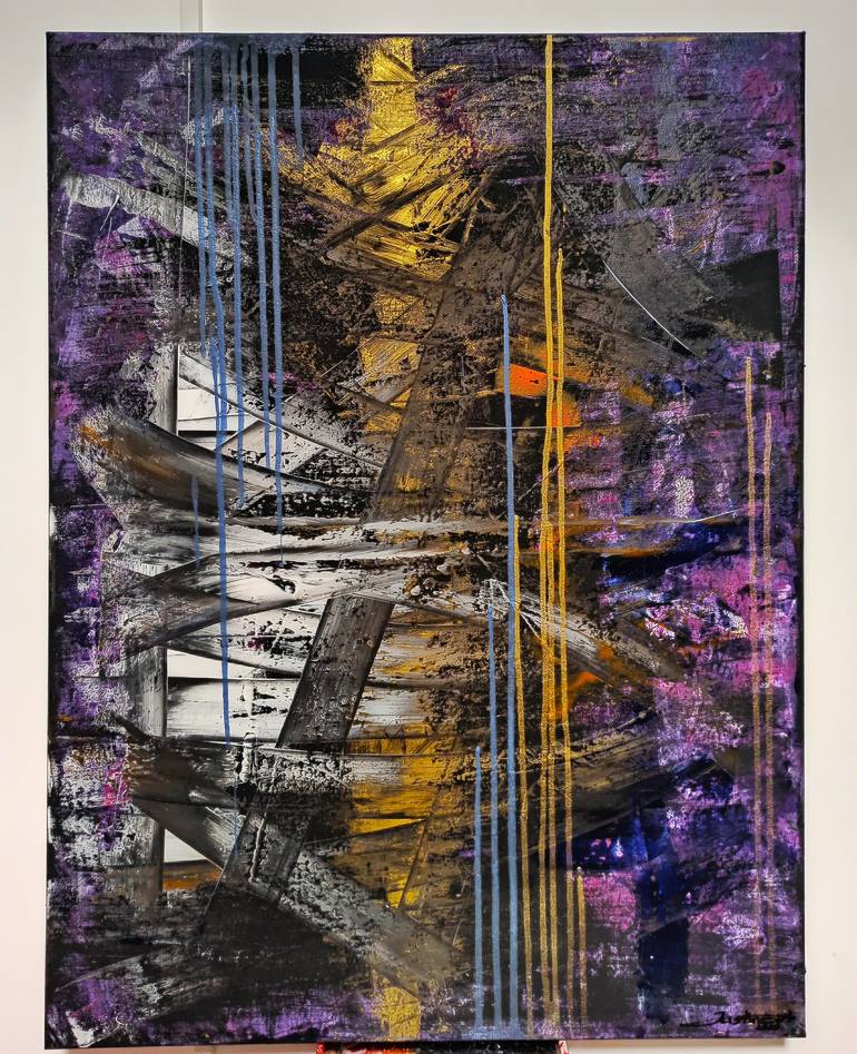 MODERN TIMES Painting by Justina Jan | Saatchi Art