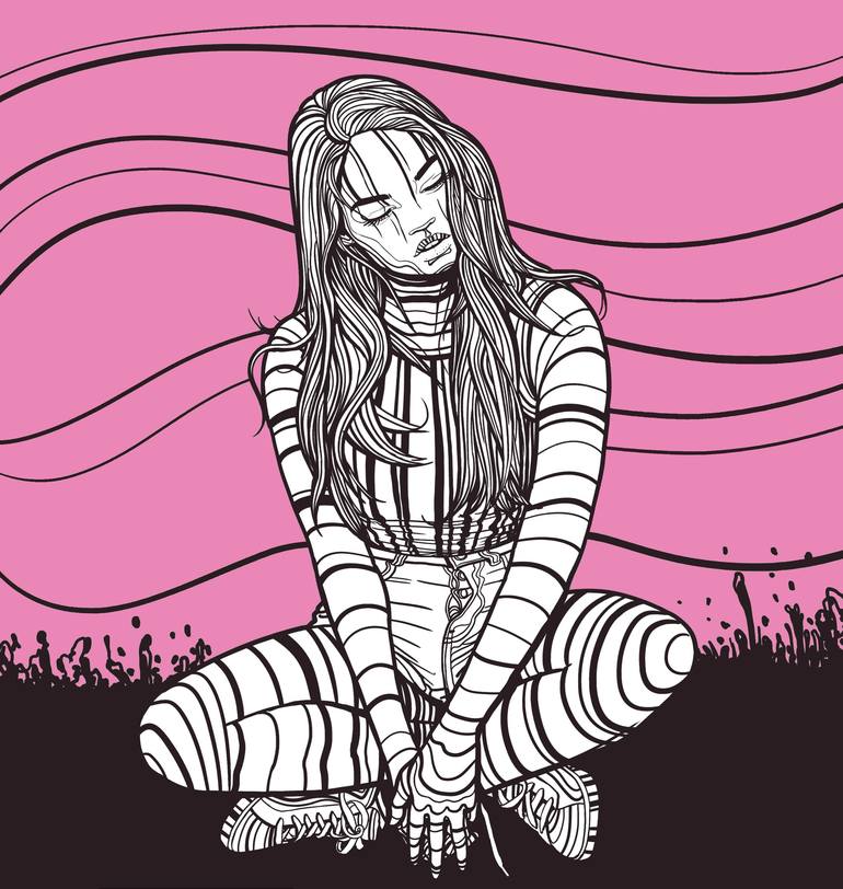 daydreaming Drawing by Fabio Vido | Saatchi Art