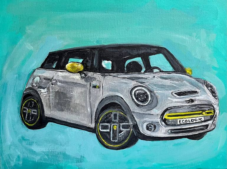 Ecologic mini car Painting by Marian Ramirez Paynter | Saatchi Art