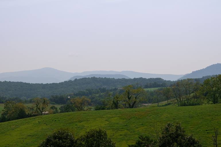 Rollings hills in front of mountains Photography by John Quinn ...