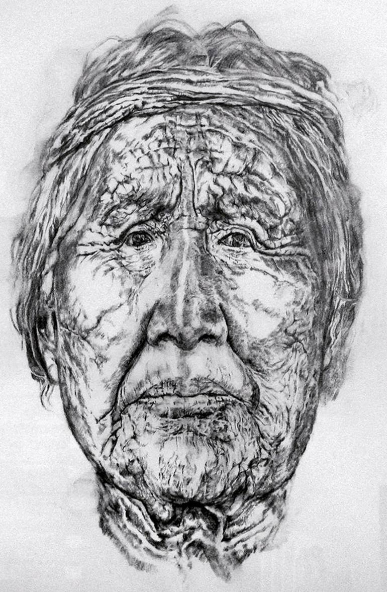 The ancestor Drawing by Vera Di Bianca | Saatchi Art