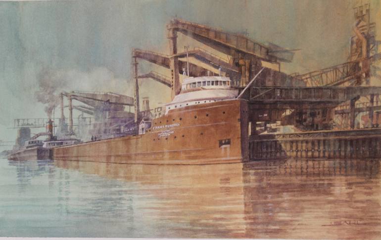 The Frank Purnell at Conneaut Painting by James Earl | Saatchi Art