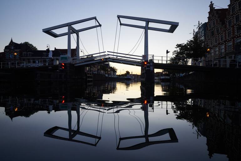 Traditional Dutch bridge across the river Photography by Sash Alexander ...