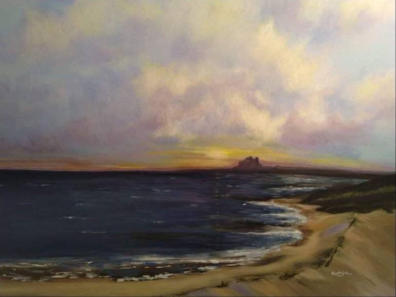 BAMBURGH Painting by Virginia Katsini | Saatchi Art