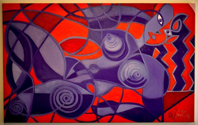 GODDESS OF DEMOCRACY Painting by Robert Patrik Winston | Saatchi Art