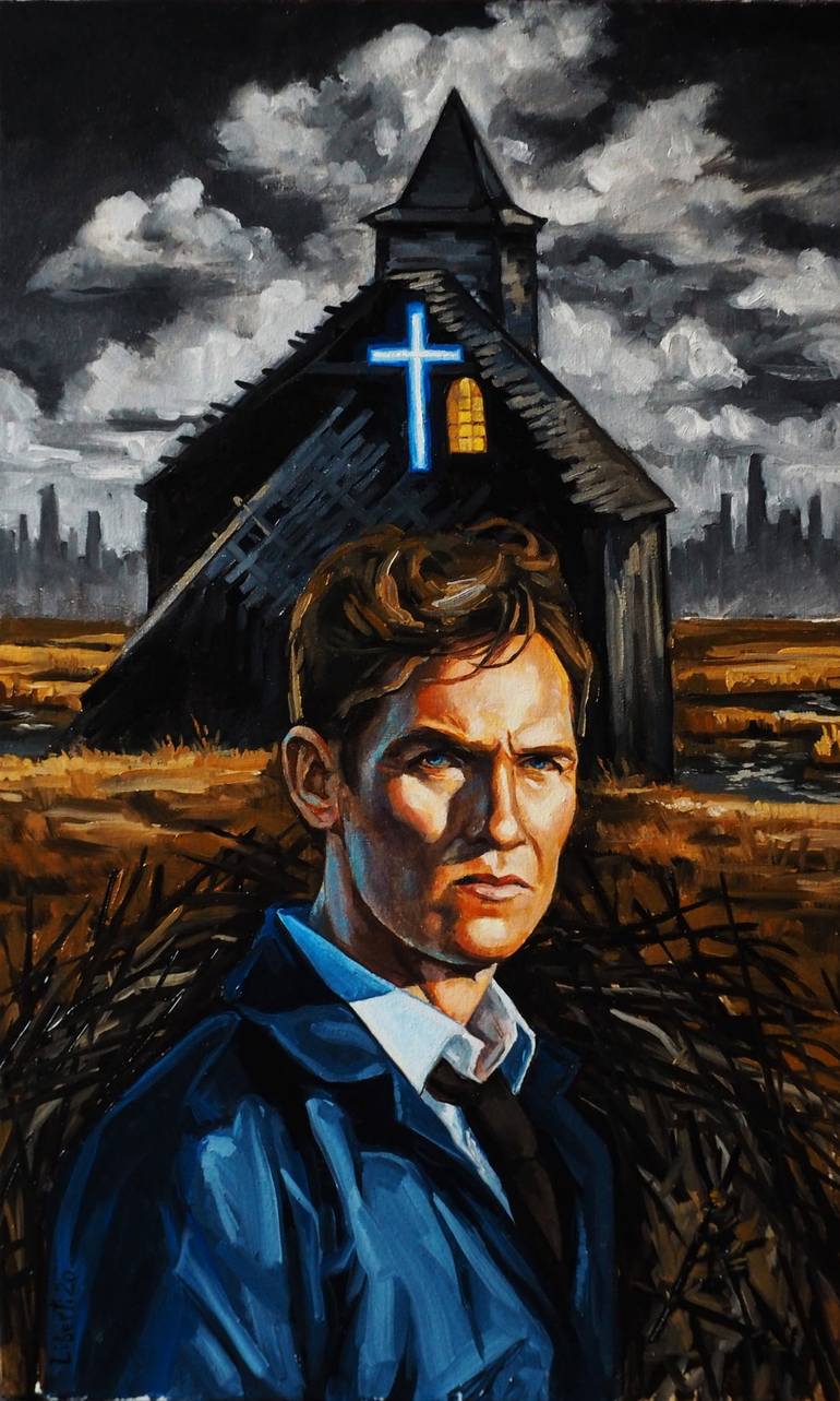 Along the way True Detective Painting by Olena Vladymyrova | Saatchi Art