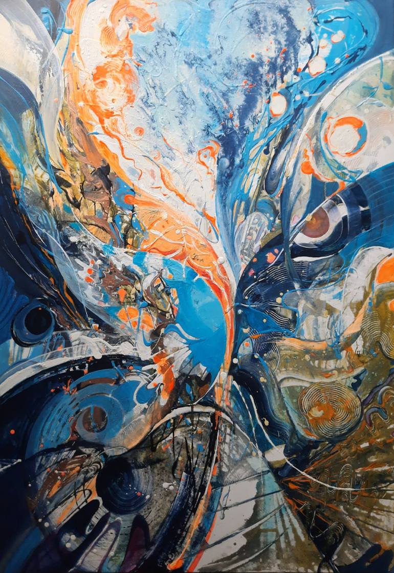 Evolution Painting by Galia Rude | Saatchi Art