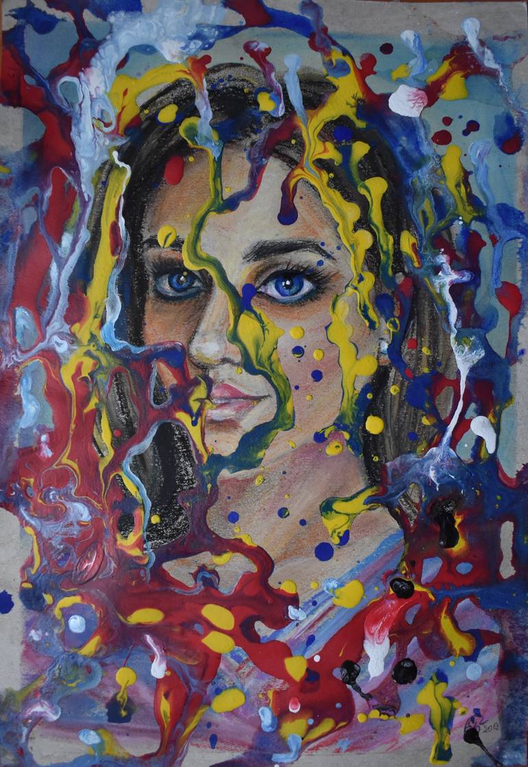 The manifested intangible. Painting by Bogdalena Bah | Saatchi Art