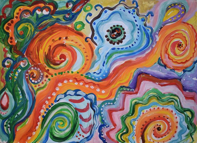 Emotional intelligence, 2. Painting by Bogdalena Bah | Saatchi Art