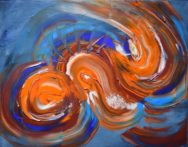 Color dynamics. Painting by Bogdalena Bah | Saatchi Art